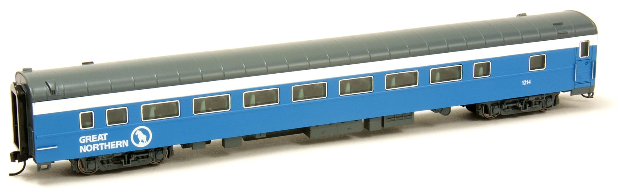 RailSmith- GN Big Sky Blue coach #1214 – Lowell Smith Signature Series